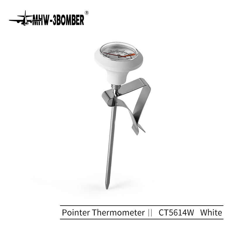 3 Bomber - Pointer thermometer white – Stockroom Coffee